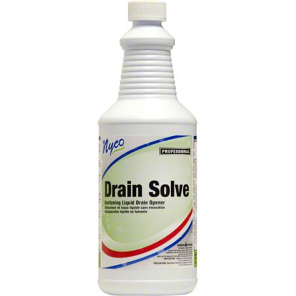 Drain Solve Liquid Caustic Drain Opener, Quart - Wipeco, Inc.