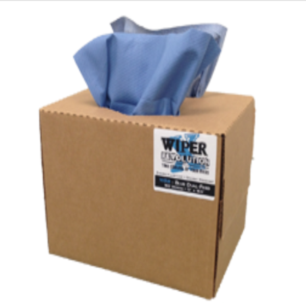 WR8 Heavy Duty Blue Shop Towel - Wipeco, Inc.